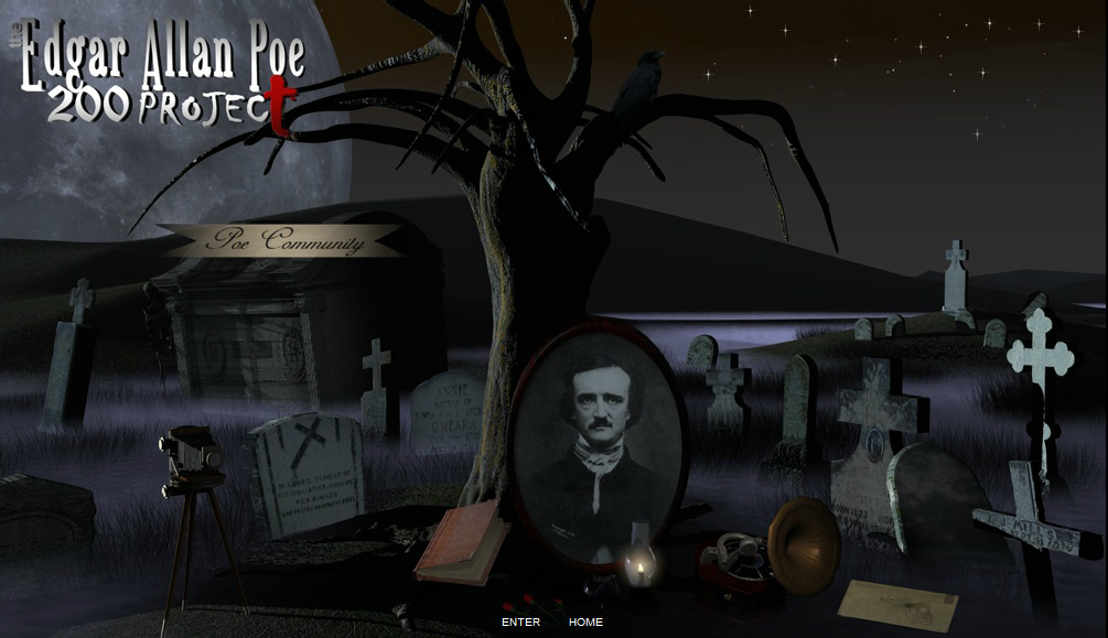 Flash 3d Interactive – Edgar Allan Poe 200 Project – Freelance PHP ...